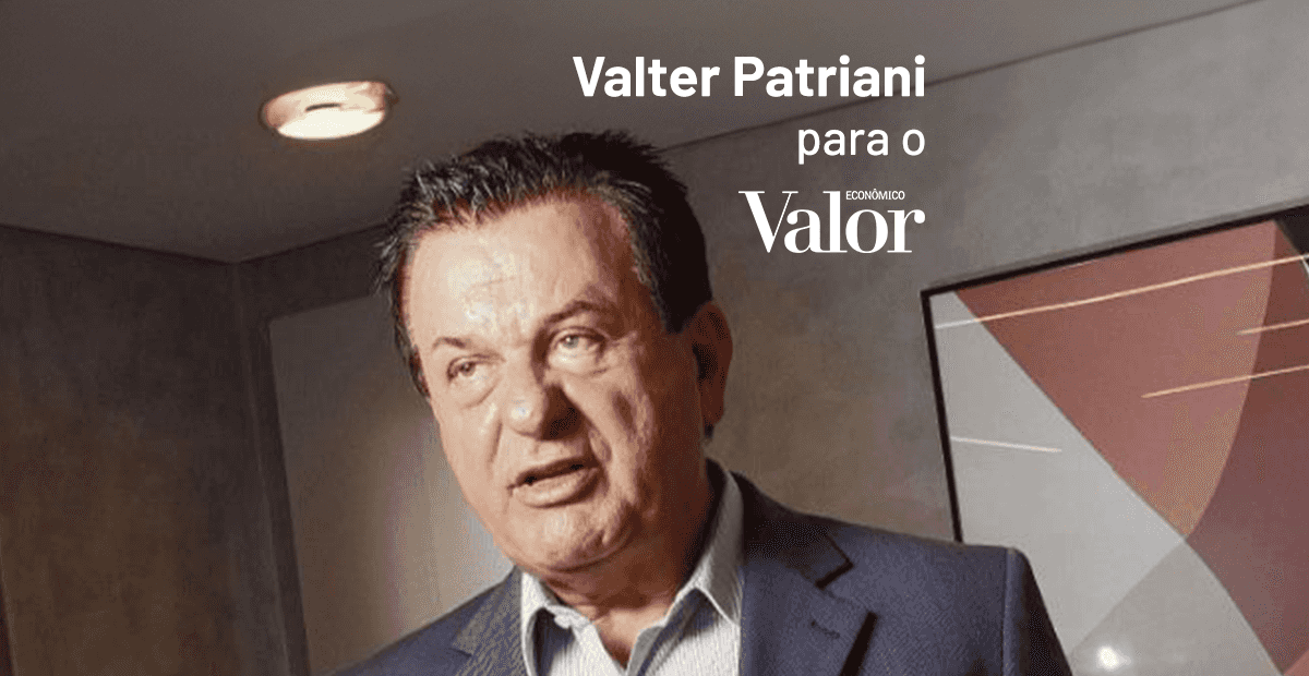 Valter Patriani fala sobre apartamentos de uma suíte ao Valor Econômico ...